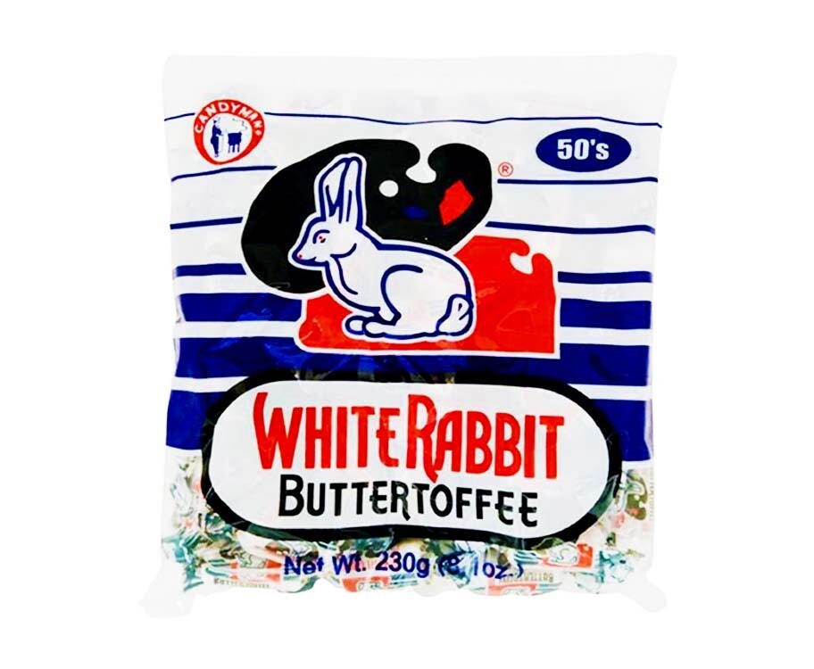 Candyman White Rabbit Butter Toffee 50 Pieces 230g