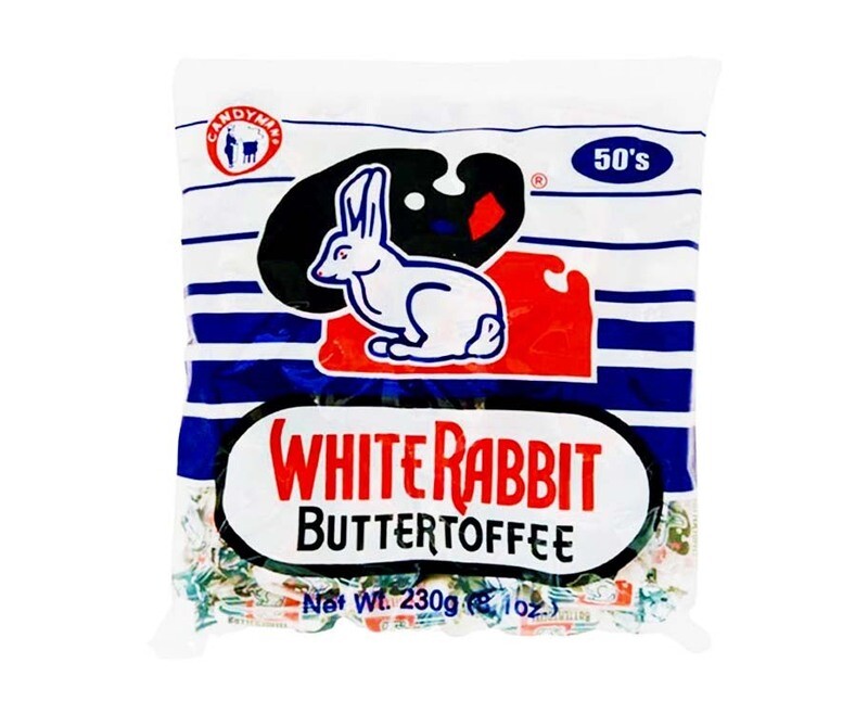 Candyman White Rabbit Butter Toffee 50 Pieces 230g