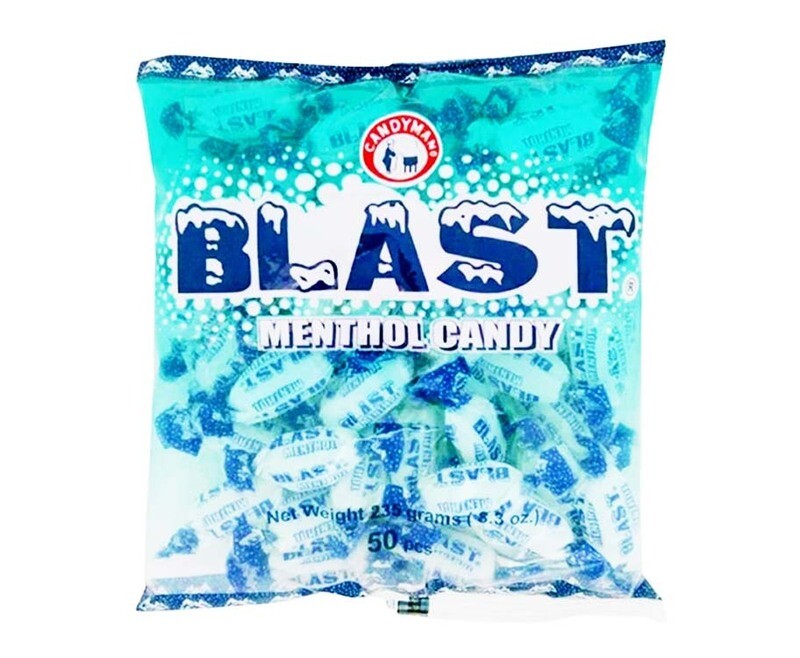 Candyman Blast Menthol Candy 50 Pieces 235g