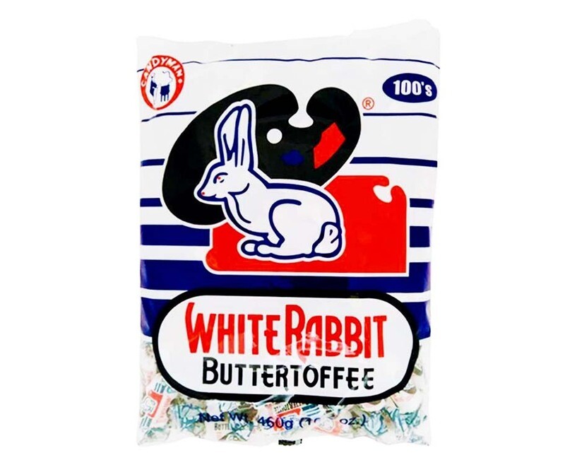Candyman White Rabbit Butter Toffee 100 Pieces 460g