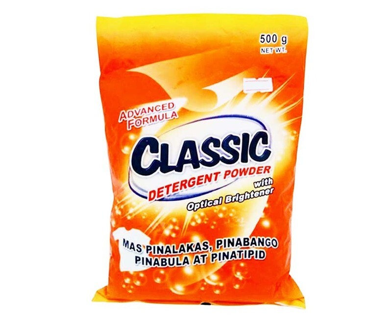 Classic Detergent Powder with Optical Brightener Advanced Formula 500g