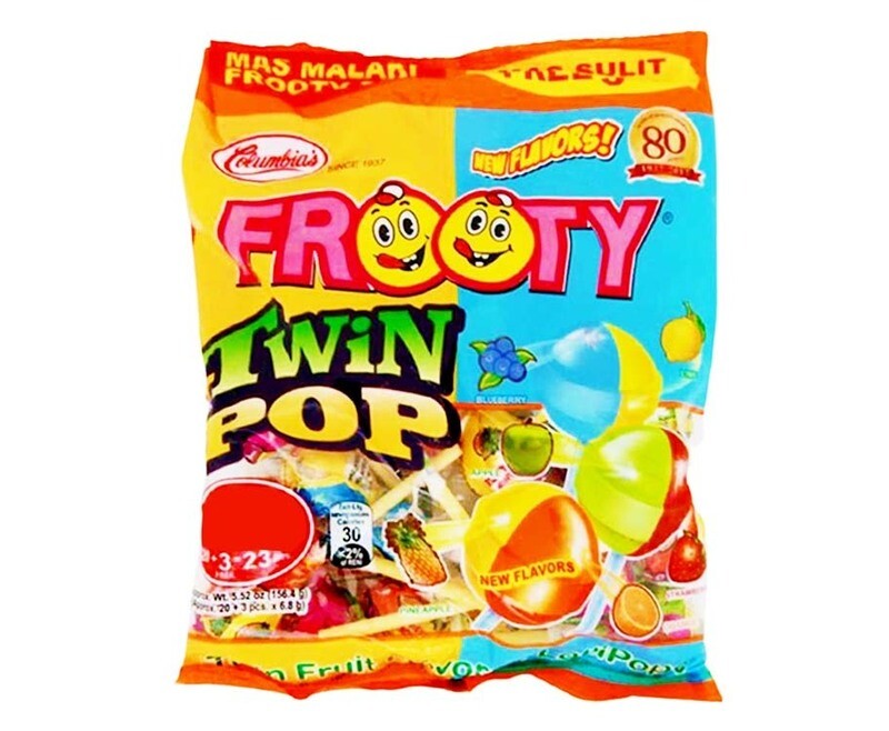 Columbia's Frooty Twin Pop 23 Pieces 156.4g