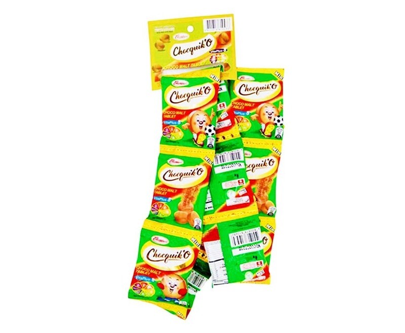 Columbia's Chocquik'O Choco Malt Tablet (12 Packs x 7g)