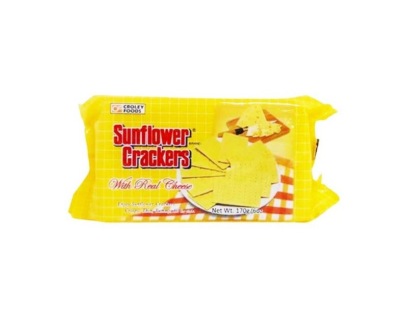 Croley Foods Sunflower Crackers with Real Cheese 170g