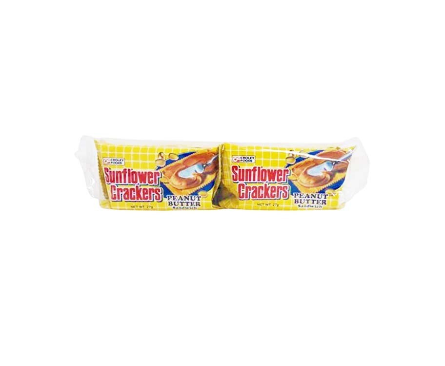 Croley Foods Sunflower Crackers Peanut Butter Sandwich (10 Packs x 27g ...