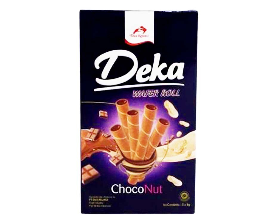 Deka Wafer Roll ChocoNut (5 Packs x 9g)