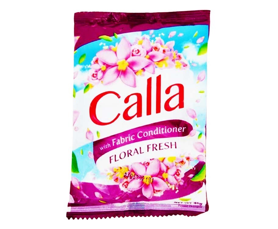 Calla Powder with Fabric Coniditoner Powder Detergent Floral Fresh 60g
