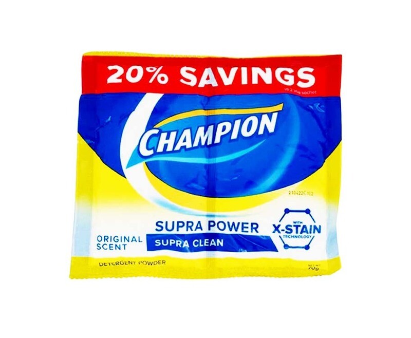 Champion Supra Power Supra Clean Original Scent Detergent Powder 70g