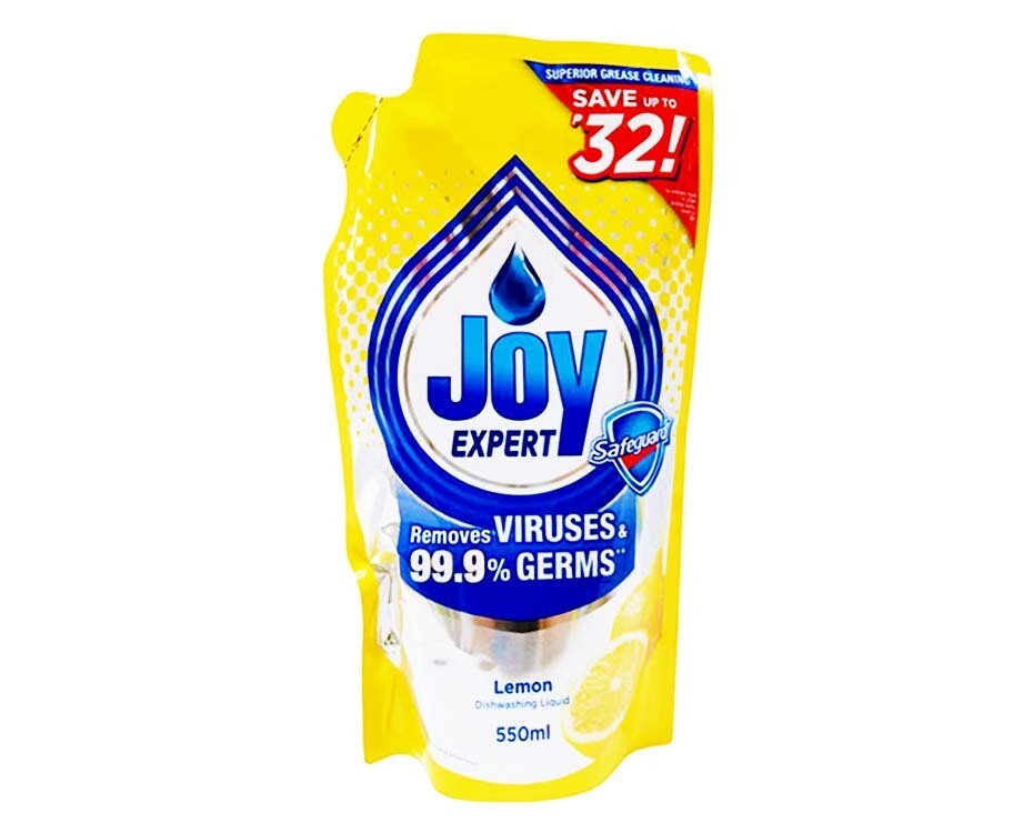 Joy Expert Dishwashing Liquid Safeguard Lemon 550mL