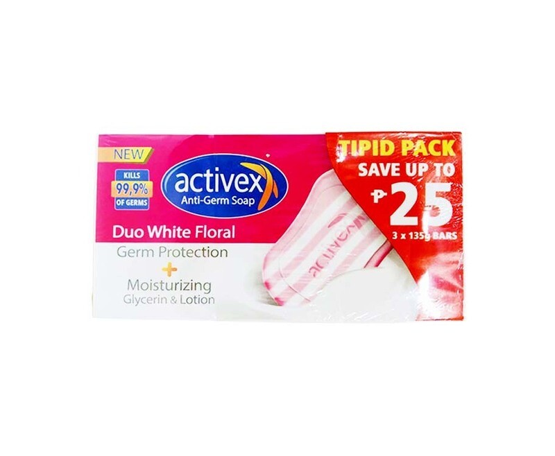 Activex Anti-Germ Soap Duo White Floral Germ Protection + Moisturizing ...