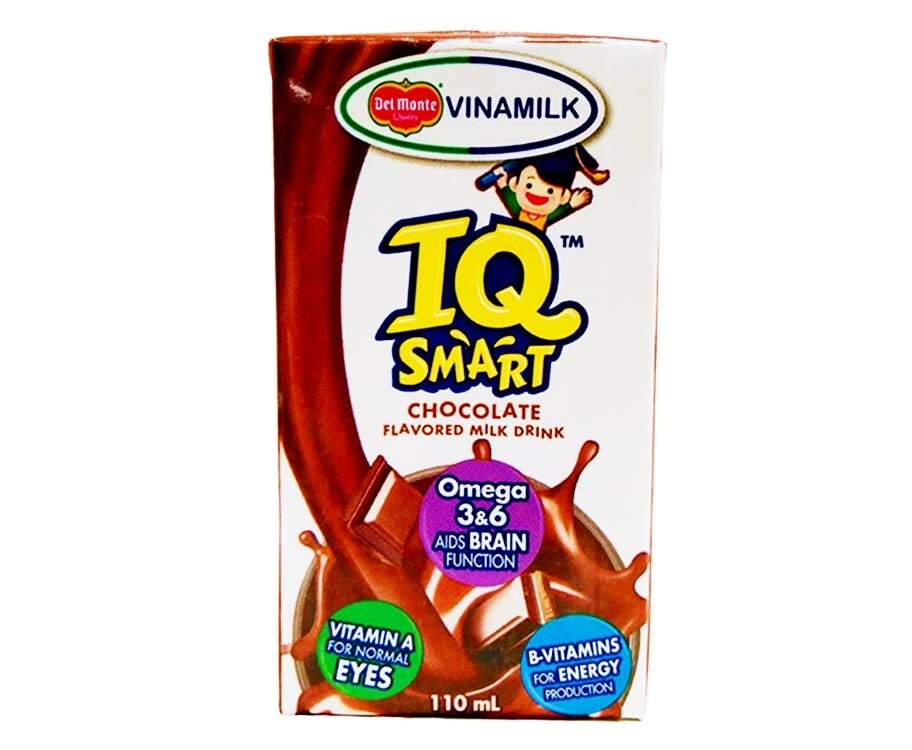 Del Monte Vinamilk IQ Smart Chocolate Flavored Milk Drink 110mL