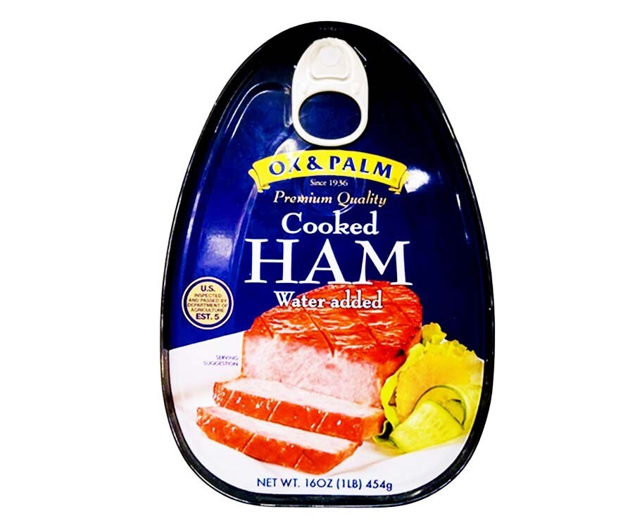 Ox & Palm Premium Quality Cooked Ham Water Added 454g