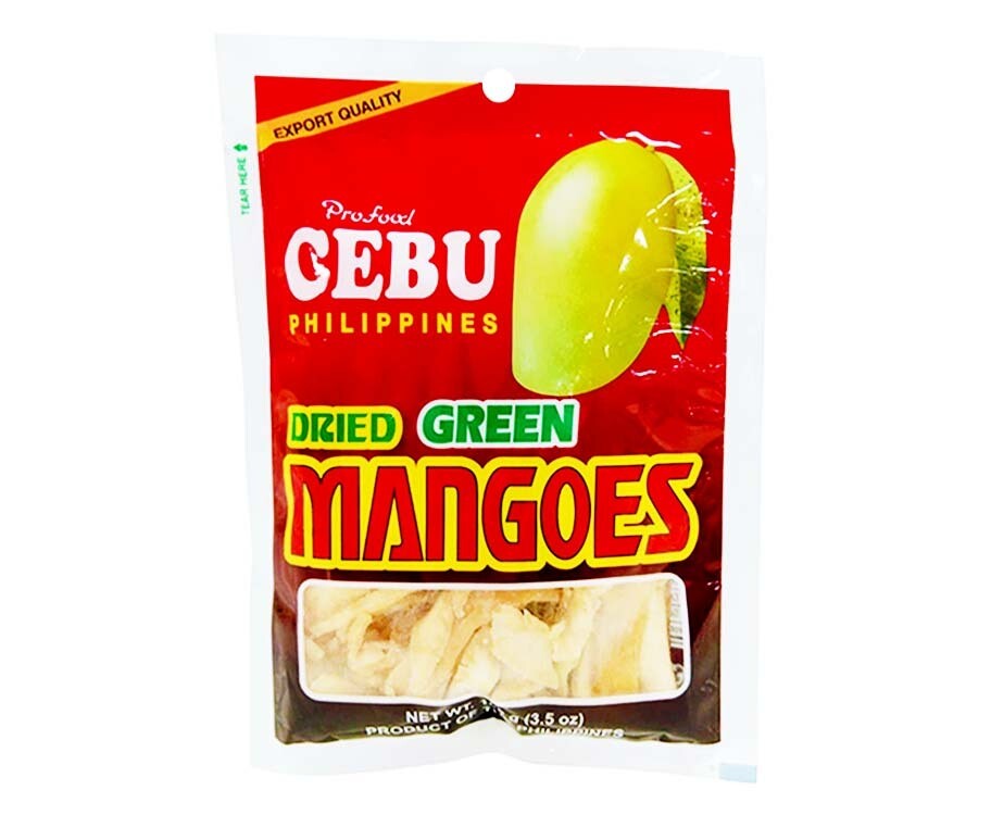 Profood Cebu Brand Dried Mangoes Green 100g