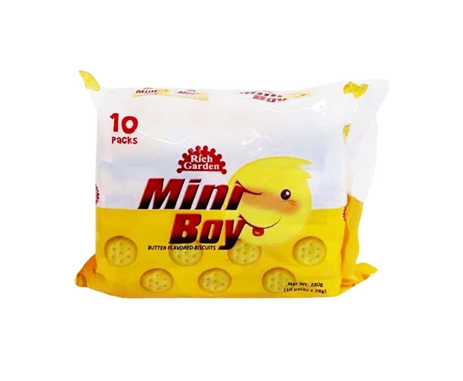 Rich Garden Mini Boy Butter Flavored Biscuits (10 Packs x 28g)