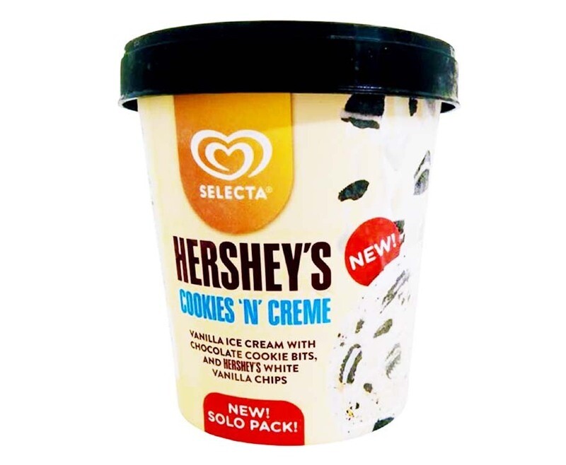 Selecta Hershey's Cookies N' Creme Solo Pack 475ml