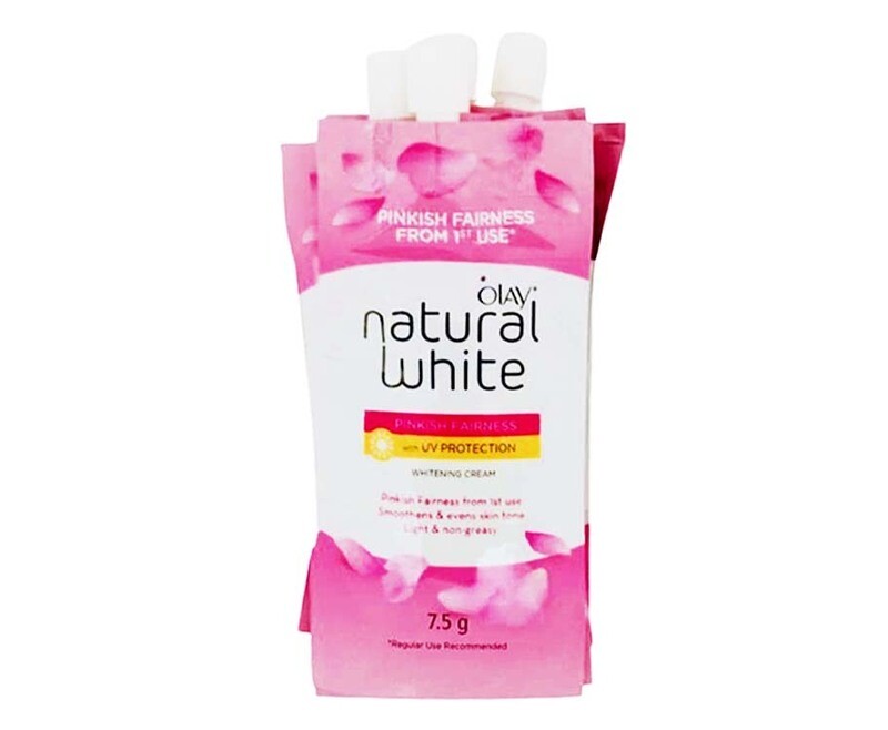 Olay Natural White Pinkish Fairness Whitening Cream (6 Packs x 7.5g)