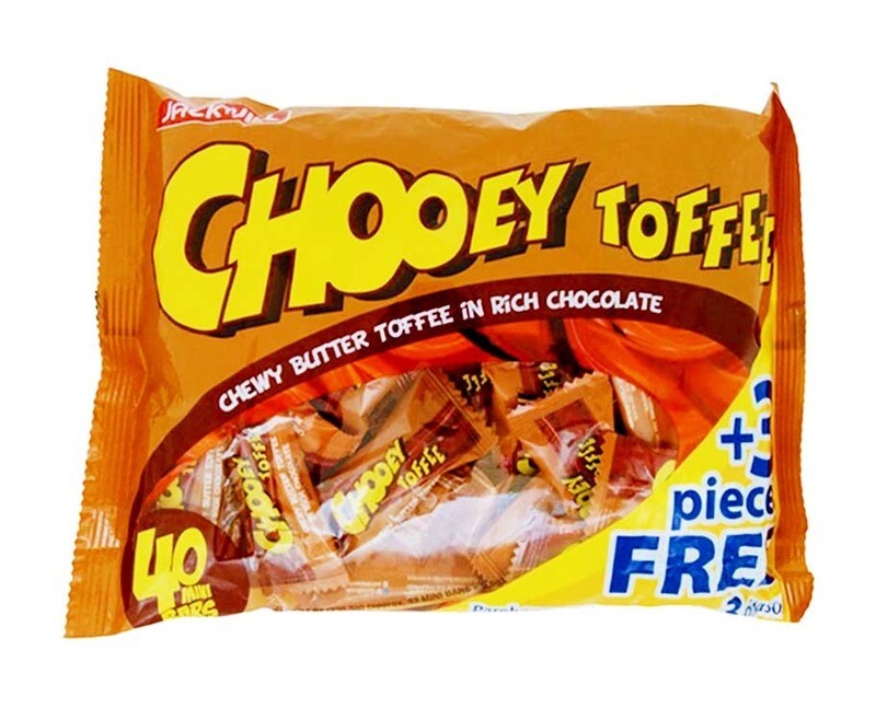 Jack 'n Jill Chooey Toffee Butter Toffee 40 Mini Bars 236.5g