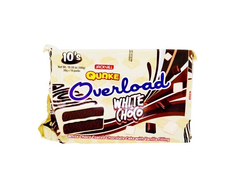 Jack 'n Jill Quake Overload White Choco (10 Packs x 30g)