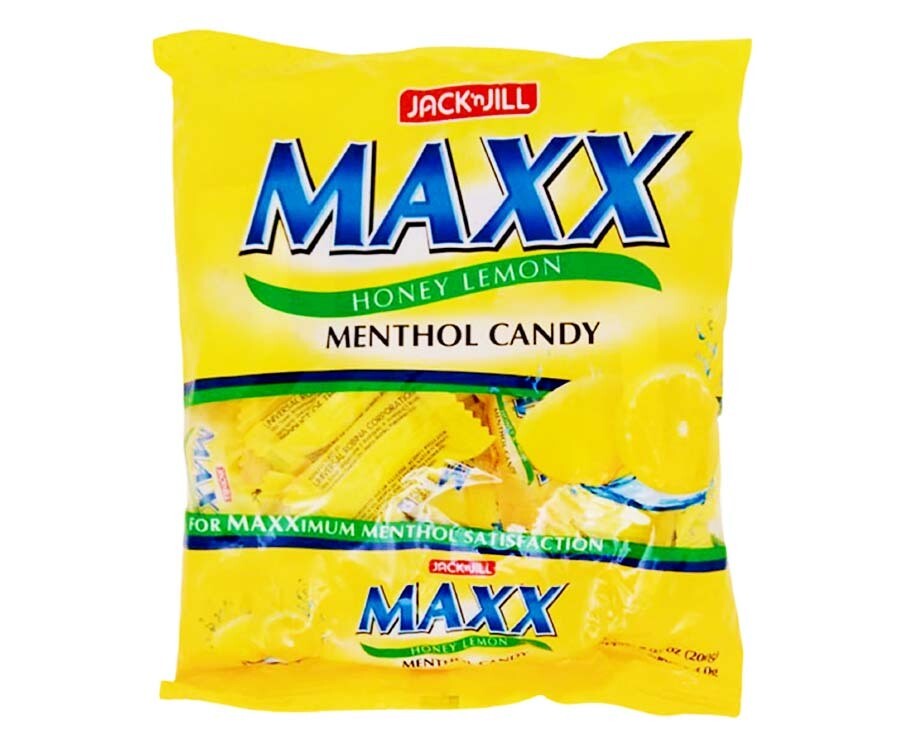 Jack 'n Jill Maxx Honey Lemon Menthol Candy 50 Pieces 200g