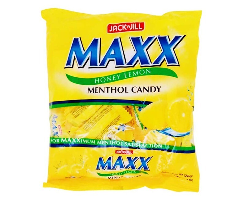 Jack 'n Jill Maxx Honey Lemon Menthol Candy 50 Pieces 200g