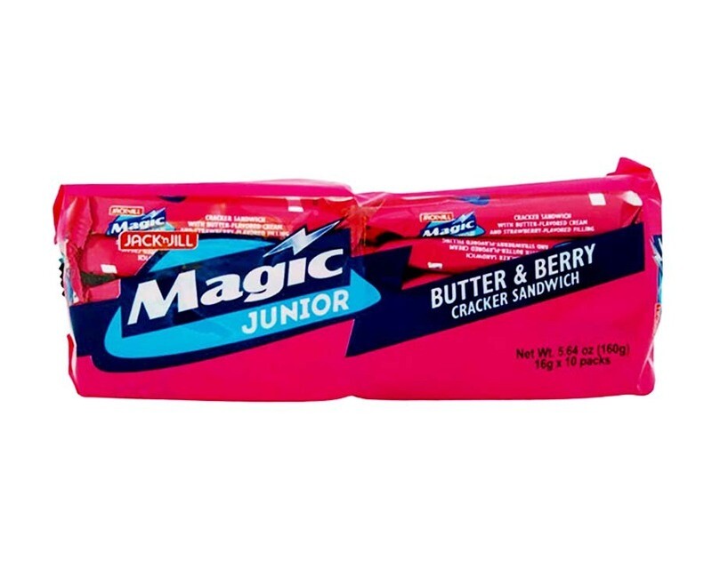 Jack 'n Jill Magic Junior Butter & Berry Cracker Sandwich (10 Packs x 16g)