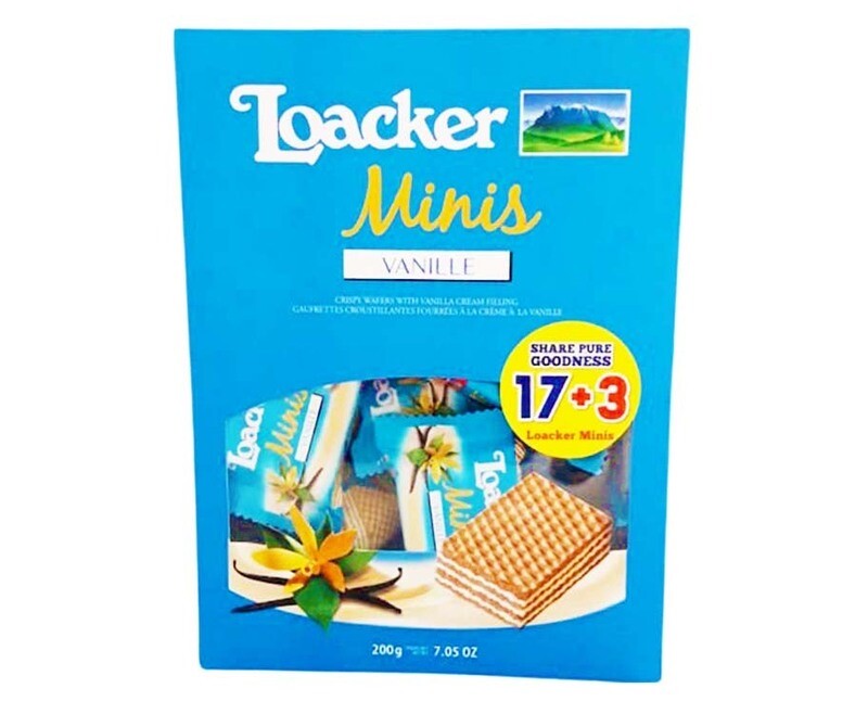 Loacker Mini's Vanilla 17+3 200g
