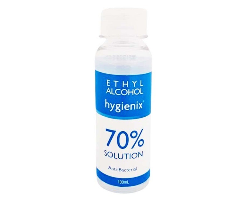 Hygienix Ethyl Alcohol 70 Solution Anti Bacterial 100mL Hygienix Ethyl Alcohol 70 Solution Anti Bacterial 100mL