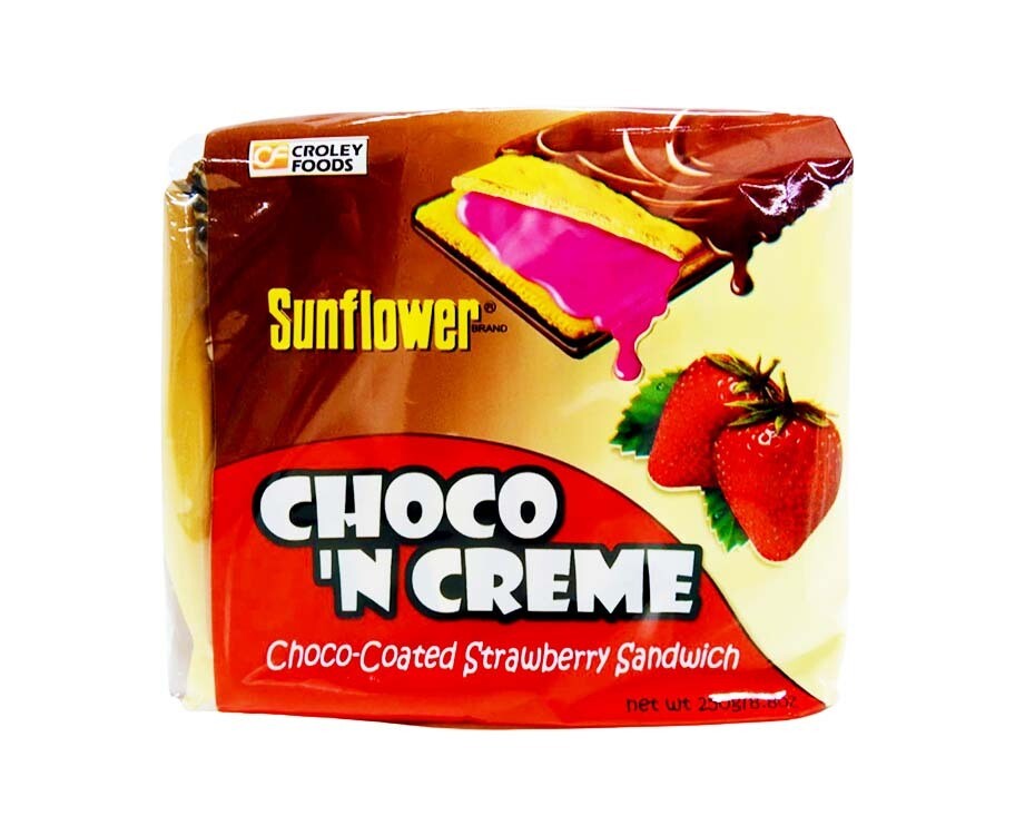 Croley Foods Sunflower Choco 'n Creme Choco-Coated Strawberry Sandwich ...