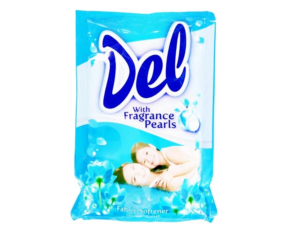 Del with Fragrance Pearls Fabric Softener Shower Fresh 240mL