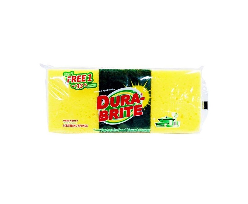Dura-Brite Heavy Duty Multi-Purpose Scrubbing Sponge (2+1 Packs)