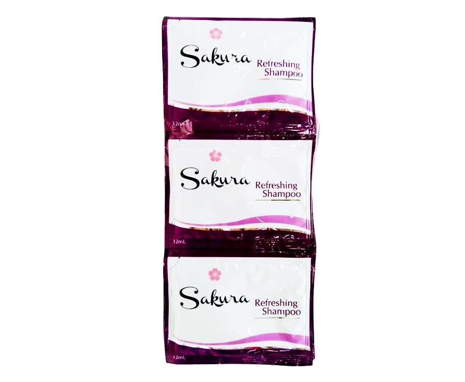 Sakura Refreshing Shampoo (6 Packs x 12mL)