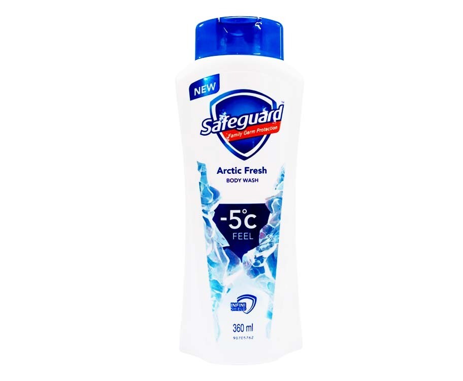 Safeguard Family Germ Protection Arctic Fresh -5°C Feel Body Wash 360mL
