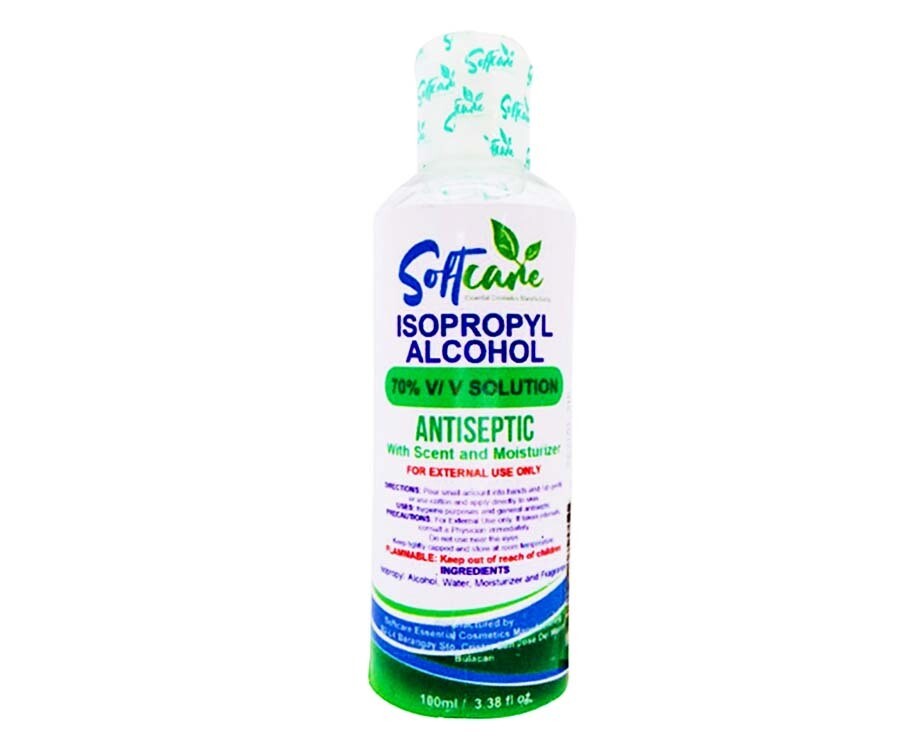 Softcare Isopropyl Alcohol 70% Solution Antiseptic with Scent and ...