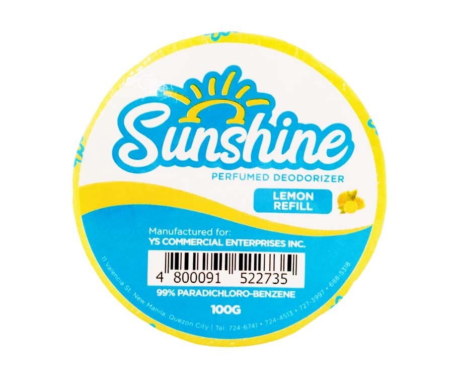 Sunshine Perfumed Deodorizer Lemon Refill 100g