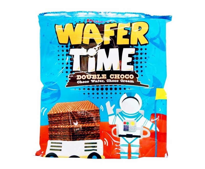 Rebisco Wafer Time Double Choco Choco Wafer, Choco Cream (20 Packs x ...