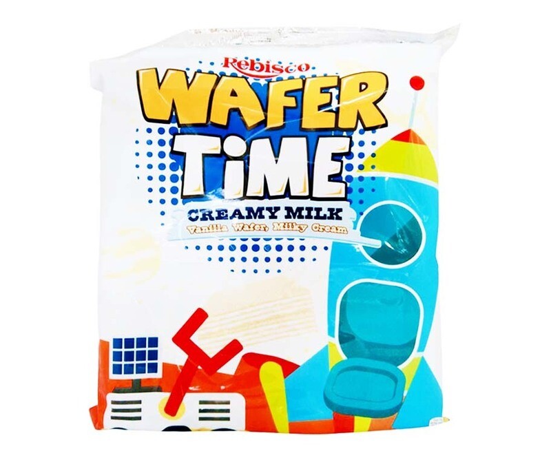 Rebisco Wafer Time Creamy Milk Vanilla Wafer, Milky Cream (20 Packs x ...