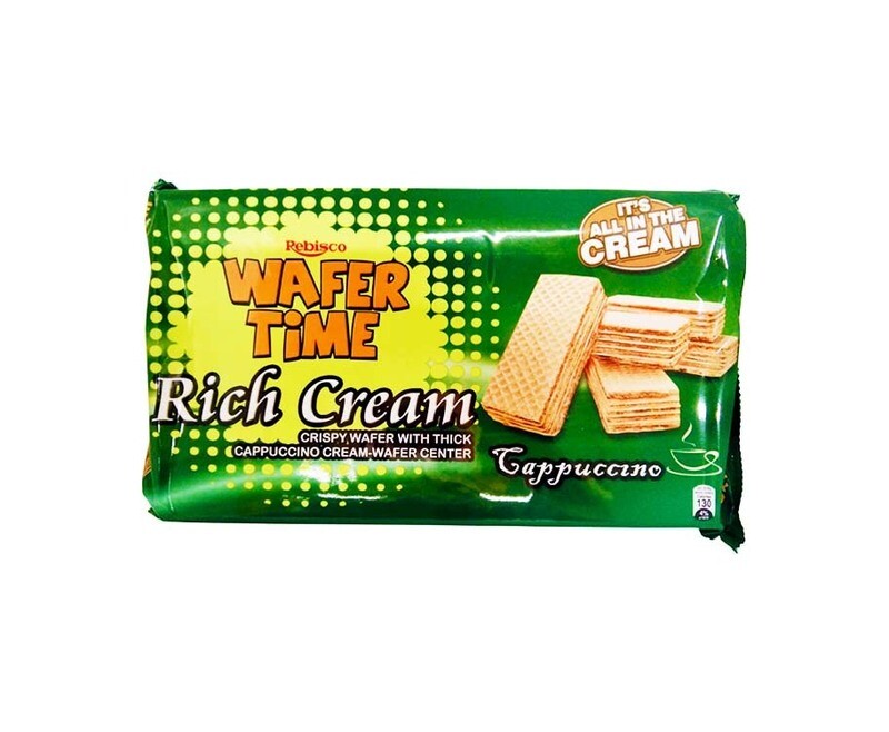 Rebisco Wafer Time Rich Cream Cappuccino 29.48g 10 Packs