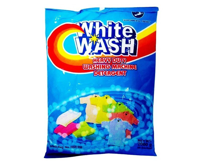 White Wash Heavy Duty Washing Machine Detergent 2000g