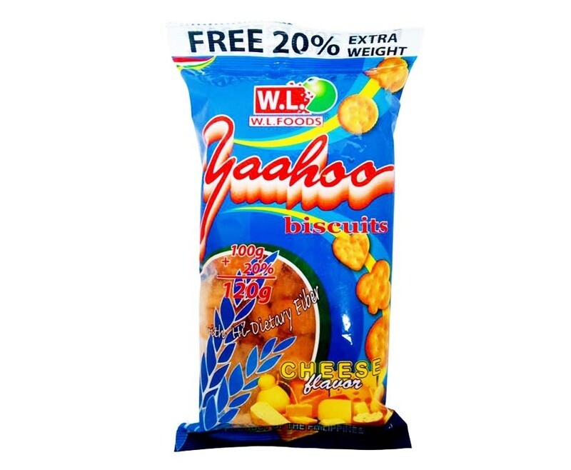 W.L. Yaahoo Biscuits Cheese Flavor 120g