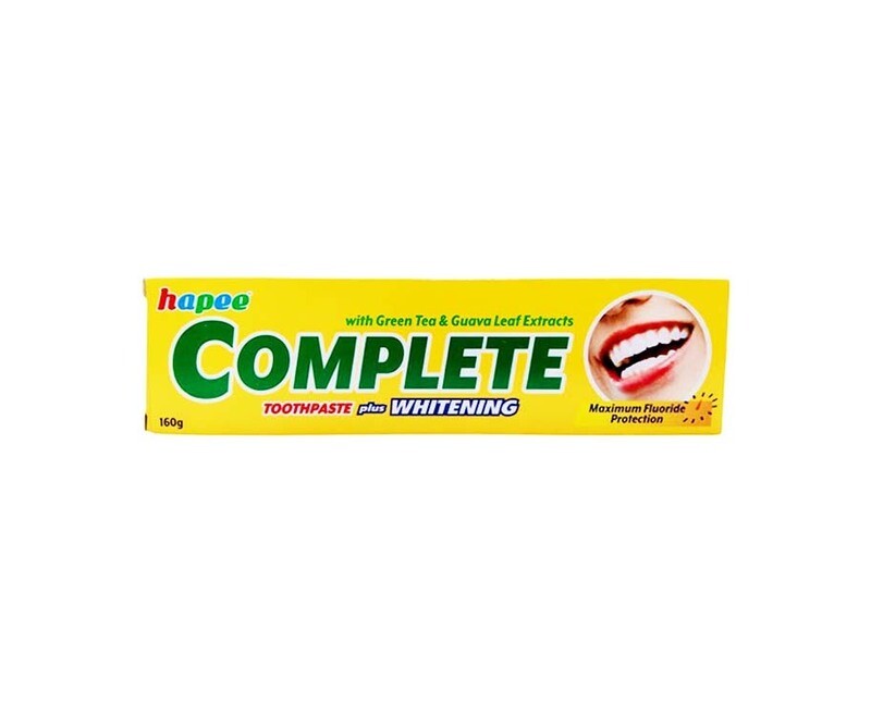 Hapee Complete Toothpaste Plus Whitening with Green Tea & Guava Leaf ...