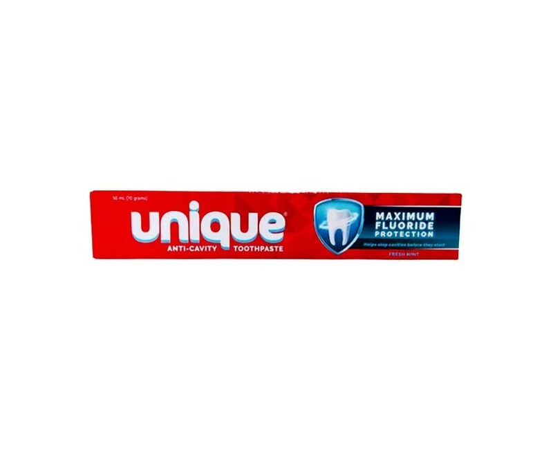 Unique Anti-Cavity Toothpaste Maximum Flouride Protection Fresh Mint 50ml