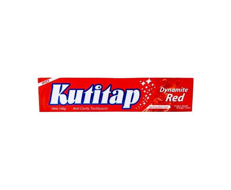 Kutitap Anti-Cavity Toothpaste Sparkling White Dynamite Red 150ml(192g)