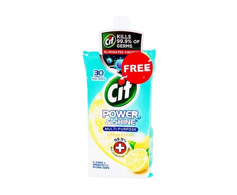 Cif Ocean Floor Cleaner 950mL + Citrus Wipes