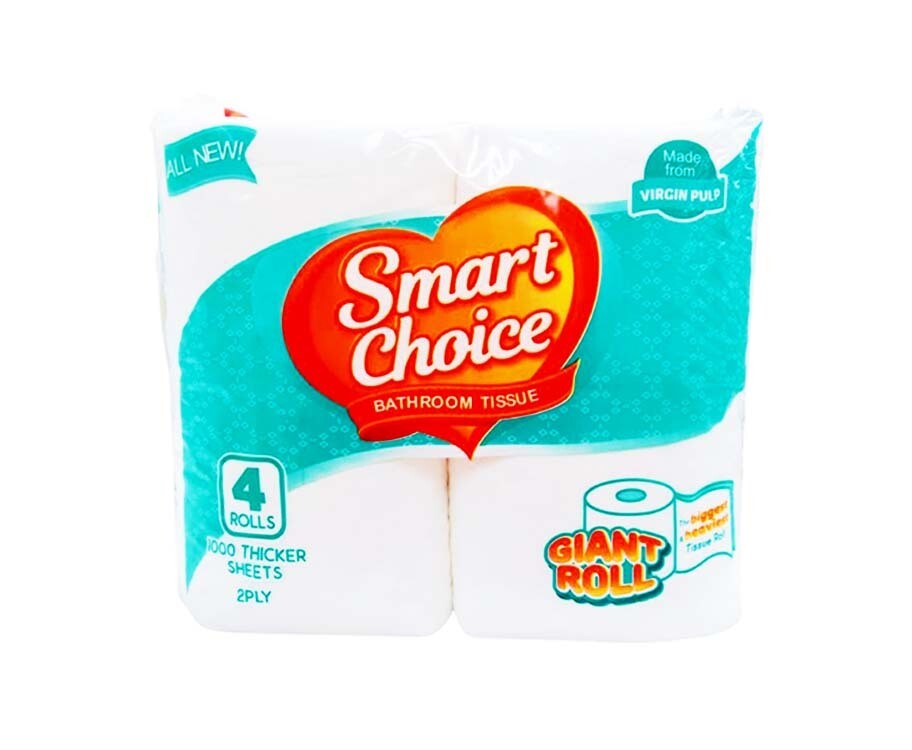 Smart Choice Bathroom Tissue Giant Rolls 20packs Promo