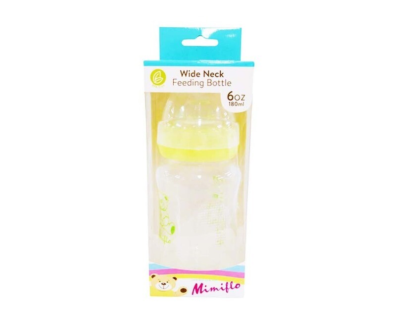 MimiFlo Wide Neck Feeding Bottle 6oz 180mL