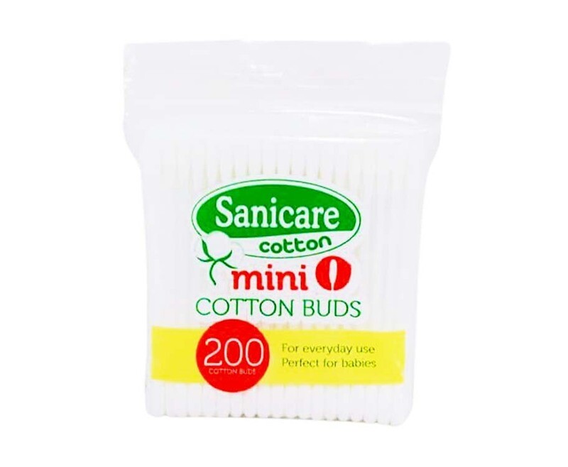Sanicare Cotton Mini Buds 200 Tips