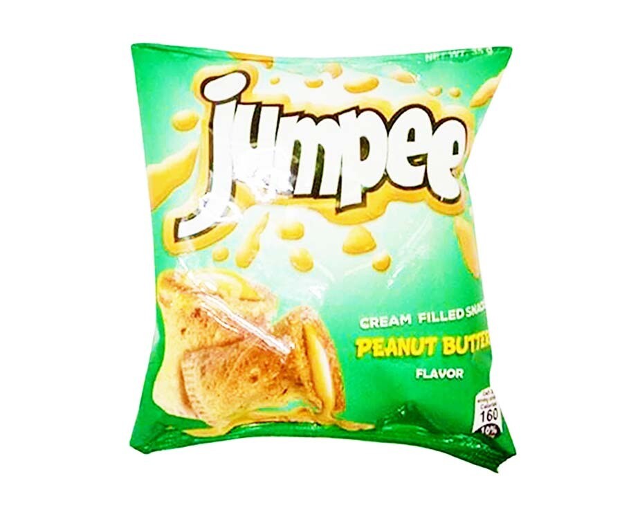 Jumpee Cream Filled Snack Peanut Butter Flavor 35g