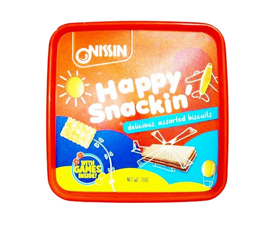 Nissin Happy Snackin' Delicious Assorted Biscuits 700g