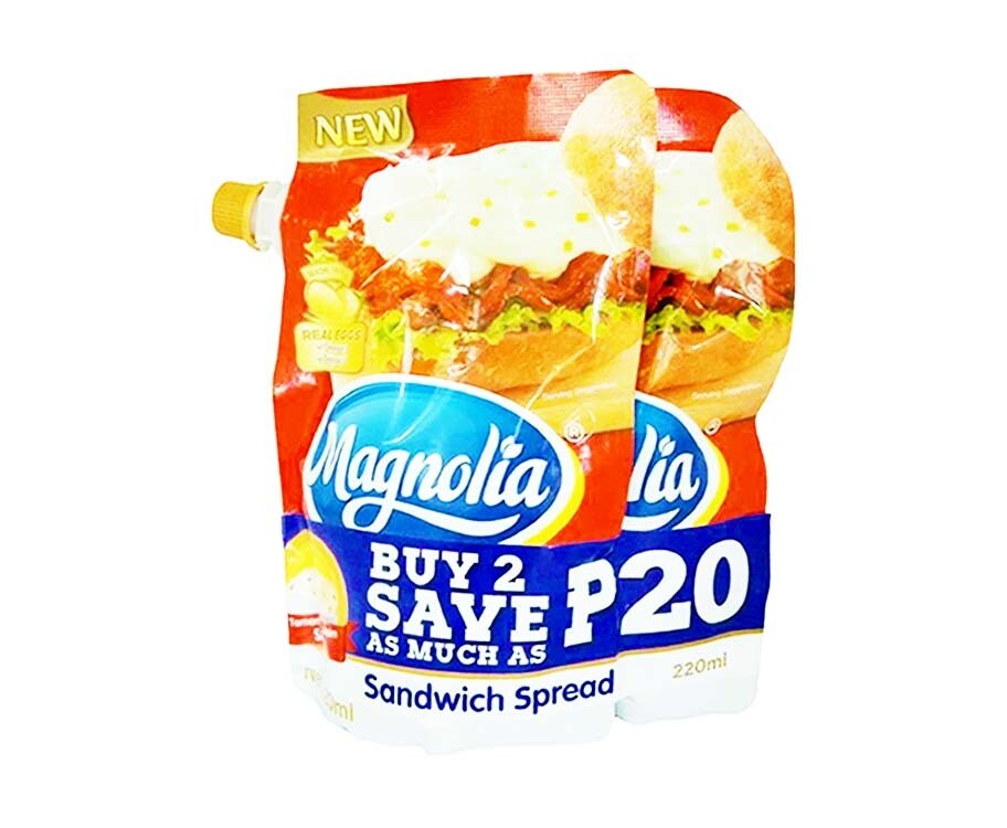 Magnolia Sandwich Spread (2 Packs x 220mL)