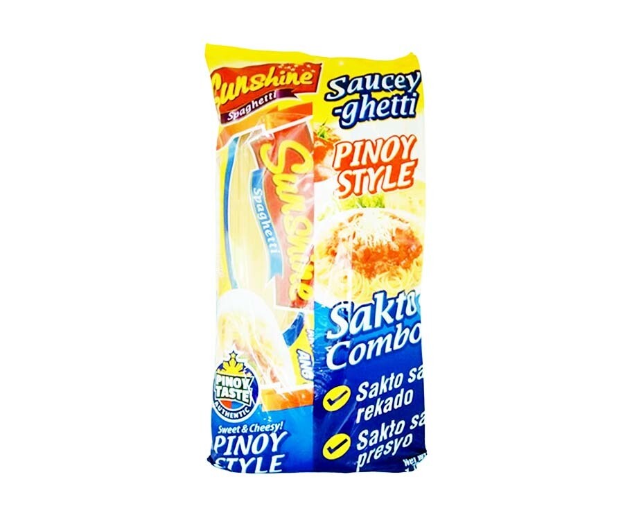 Sunshine Spaghetti Saucey-Ghetti Pinoy Style Sakto Combo 1.7kg